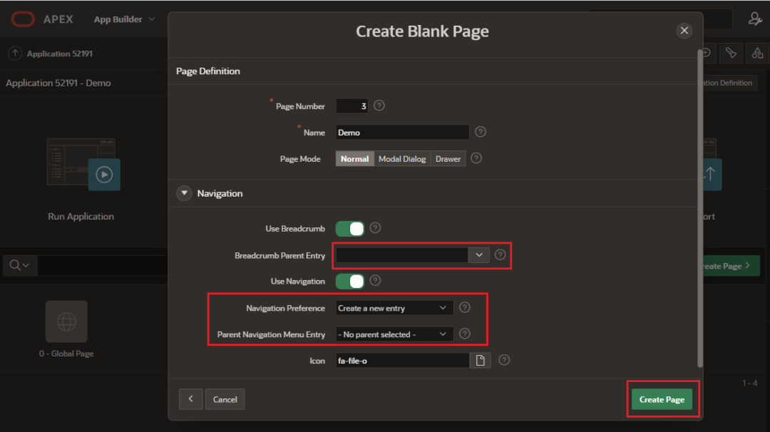 How to Create Page in Oracle APEX 22.2.0 ? - Ontoor blogs
