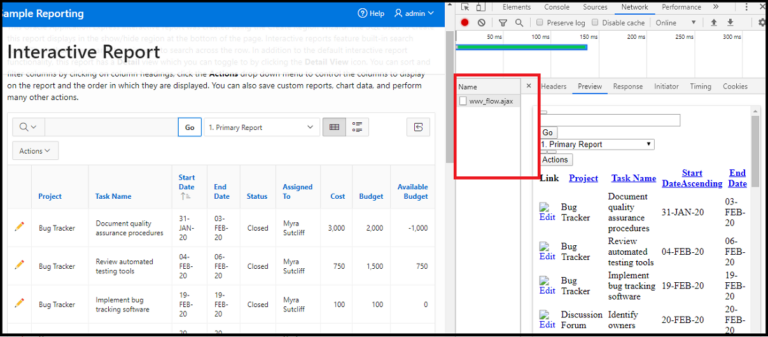 How To Refresh Static Region Data In Oracle Apex Ontoor Blogs