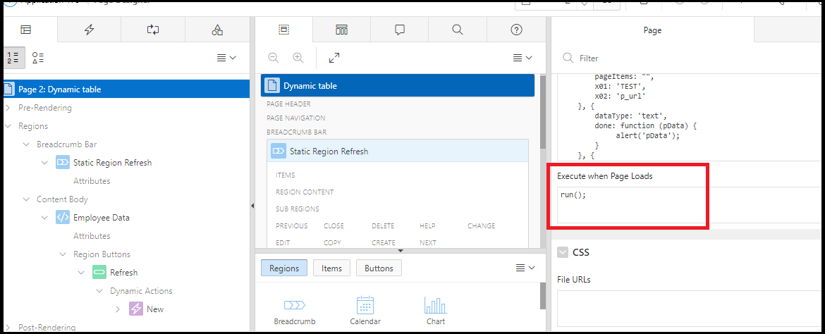 How to refresh Static region data in ORACLE APEX? - Ontoor blogs