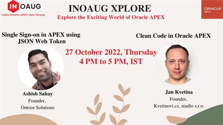 INOAUG Xplore session - Ontoor blogs