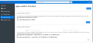 javascript:apex.confirm In Oracle APEX - Ontoor blogs