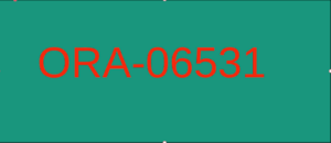 ORA-06531: Reference to uninitialized collection PLSQL - Ontoor blogs