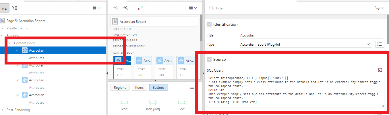 Accordion Report plugin | Oracle APEX - Ontoor blogs
