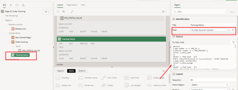 Order tracking progress bar in Oracle APEX - Ontoor blogs