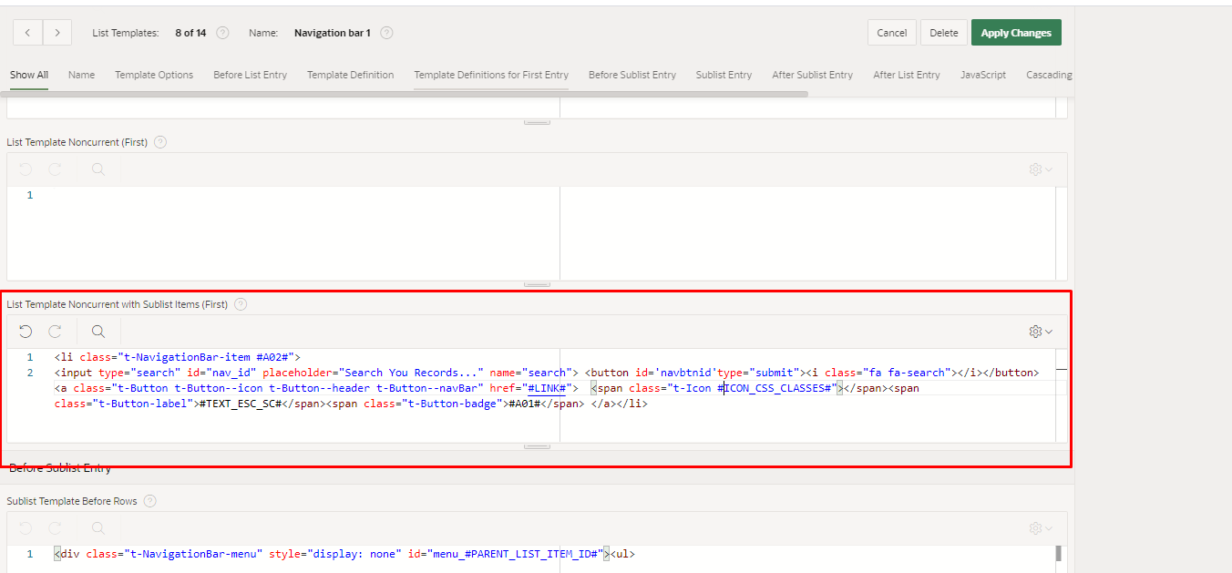 Add Search Option On Navigation Bar Oracle Apex Ontoor Blogs 8421