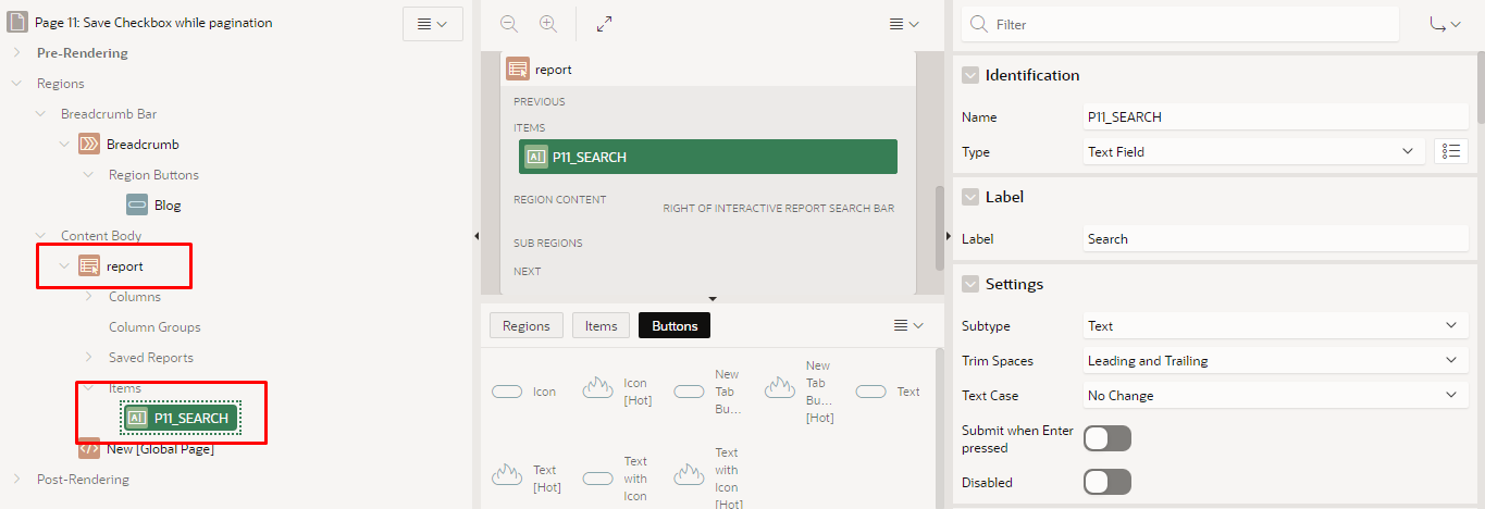 Add Search Option On Navigation Bar Oracle Apex Ontoor Blogs