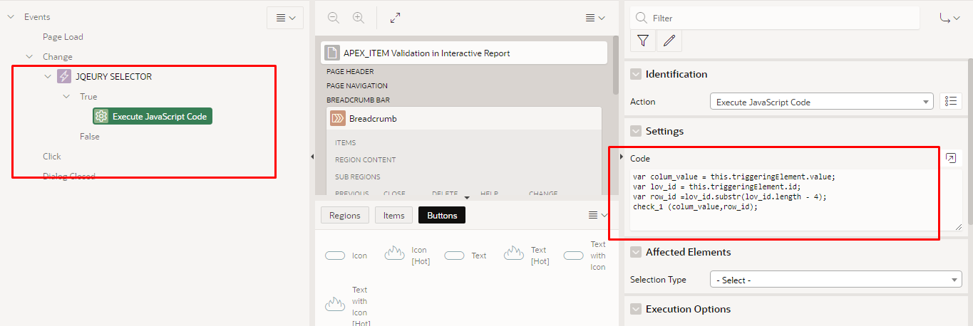 Apexitem Validation In Classicinteractive Report Oracle Apex 51 Ontoor Blogs