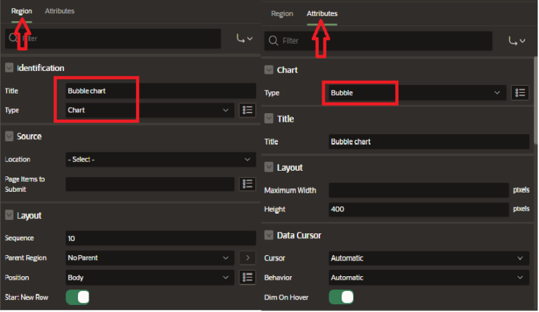 How To Create Bubble Chart Region In Oracle Apex 22 2 0 Ontoor Blogs