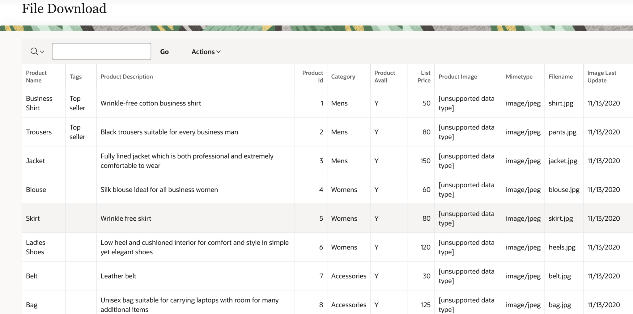 Efficiently File Download in Oracle APEX | Ontoor Solutions - Ontoor blogs